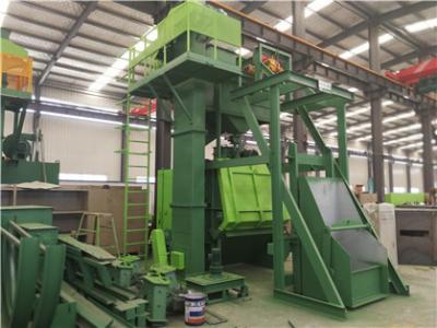 China 2t/H Tumblast Shot Blasting Machine Multi Workpiece Mixed Cleaning for sale