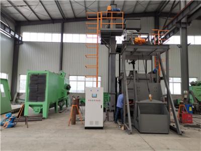 China Sa.2.5 Crawler Belt Shot Blasting Machine For Oxide Skin Burrs for sale