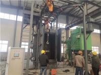 China 800X1100mm Hanger Type Shot Blasting Machine Castings Surface Treatment for sale