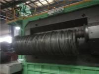 China 15T/h Steel Bar Wire Rod Shot Blasting Machine Round Wire Cleaning for sale