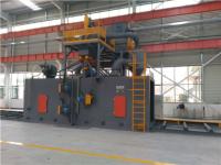China H Beam Roller Conveyor Shot Blasting Machine Roller Distance 800mm for sale