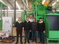 China 1500×1600L Drum Type Shot Blasting Machine Auto Unloading System for sale