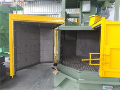 China Cleaning Engine Connecting Rod 200kg/Min Industrial Shot Blaster for sale