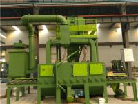 China Surface Continuous Treatment 700mm Industrial Shot Blaster Roller Conveyor Type for sale