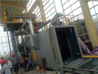 China Forging Parts Cleaning Tilting Drum 440V Auto Blasting Machine for sale