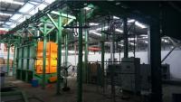 China 2500*2000mm Catenary Shot Blasting Machine Forging Parts Surface Treatment for sale