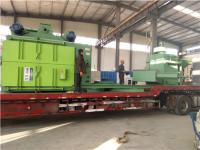 China PLC Control Forging Parts Cleaning Spinner Hanger Shot Blasting Machine for sale