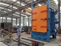 China Forging Parts Double Hook Hanger Type Shot Blasting Machine Orbital Sa3.0 for sale