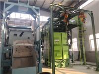 China Castings Forging Parts Sa3.0 Double Hook Type Shot Blasting Machine for sale