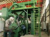China Roller Conveyor Steel Plate Shot Blast Equipment For Metal Sheet Cleaning for sale