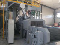 China Metal Sheet Wire Mesh Belt Shot Blasting Machine 4*120kg/min for sale