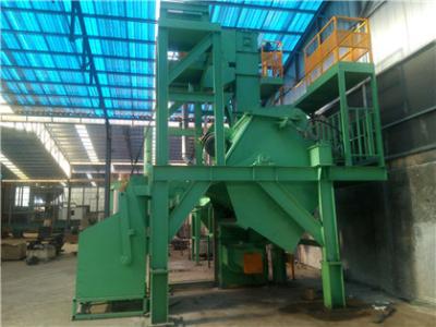 China Blast Wheel Tilt Drum Shot Blasting Equipment For Casting Forging Parts Cleaning for sale