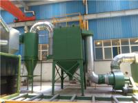 China Roller Conveyor Stone Shot Blasting Machine , Shot Blasting Machine For Casting Descaling for sale