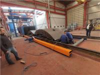 China width 1100mm Roller Conveyor Shot Blasting Machine Surface Continuous Treatment for sale