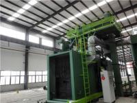 China Surface Continuous Treatment 700mm Industrial Shot Blaster Roller Conveyor Type for sale