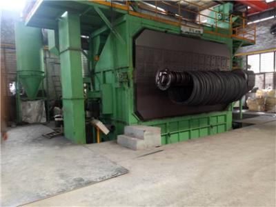 China ISO9001 CE Steel Wire Coils Shot Blasting Equipment 40mm For Derusting Burnishing for sale