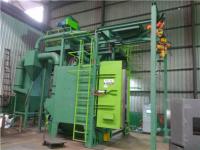 China Forging Parts Double Hook Hanger Type Shot Blasting Machine Orbital Sa3.0 for sale