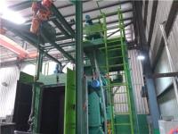 China CE Hanging Chain Conveyor Shot Blasting Machine For Cleaning Alloy Wheels for sale