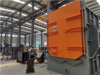 China Forging Parts Double Hook Hanger Type Shot Blasting Machine Orbital Sa3.0 for sale