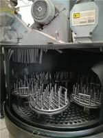 China Load 400kg Turntable Shot Peening Machine Casting Parts Cleaning for sale