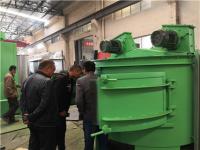 China 600*250*250mm Turntable Shot Blasting Machine Dust Removing Machine for sale