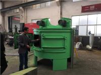 China 1350*560mm Rotary Table Shot Blasting Machine For Cleaning Gears Coupling Parts for sale