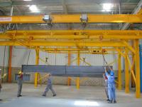 China Sa2.5 Hanging Chain Catenary Shot Blasting Equipment For Brakes Cleaning for sale