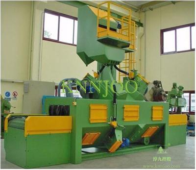 China Aluminum Pan Wire Mesh Shot Blasting Machine for Deflashing Derusting for sale