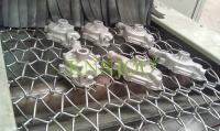 China EU Standard Wire Mesh Shot Blasting Machine Rust Layer Welding Slag Cleaning rfq for sale