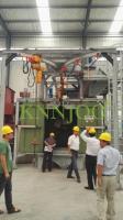 China Forging Parts Cleaning Spinner Hanger Shot Blasting Machine 1200*1600 mm for sale