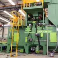 China Surface Continuous Treatment Roller Conveyor Shot Blasting Machine 11kw for sale