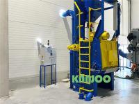 China 3GN Tumble Belt Shot Blasting Machine Crawler Type For Casting for sale