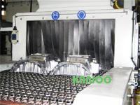 China Mesh Belt Passing Shot Blasting Machine For Aluminium Profile Cleaning for sale