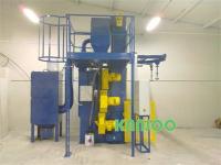 China Airless Hanger Shot Blasting Cleaning Machine Abrator With Q376 Hook for sale