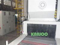 China Auto Parts Mesh Belt Passing Shot Blasting Machine Wire Mesh Conveyor Type for sale
