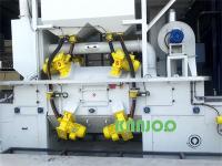China Auto Parts Mesh Belt Passing Shot Blasting Machine Wire Mesh Conveyor Type for sale