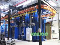 China Catenary Suspension Monorail Shot Blasting Machine Overhead Hanging Chain Type for sale