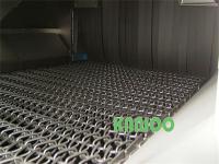 China Mesh Belt Passing Shot Blasting Machine For Cleaning And Surface Strengthening for sale