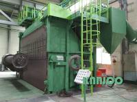 China Wire Rod Coil Surface Cleaning Shot Blasting Machine Of KNNJOO for sale