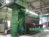 China Wire Rod Coil Surface Cleaning Shot Blasting Machine Of KNNJOO for sale