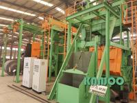 China Steel Belt Shot Blasting Machine For Metal Partsnut Valve Cleaning for sale