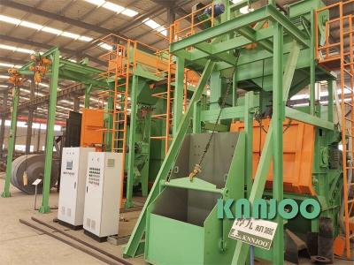 China Steel Belt Shot Blasting Machine For Metal Partsnut Valve Cleaning for sale