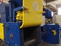 China Rubber Tumble Belt Shot Blast Cleaning Equipment For Rust Cleaning for sale