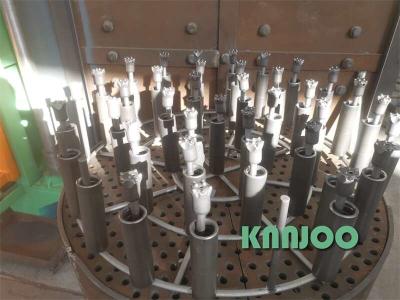 China Double Station Turntable Shot Blasting Machine Heat Treatment for sale