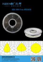 China High Bay Lighting PC Material 3030 LED Lens with 92% Transmittance and 120° / 60° Angle for sale