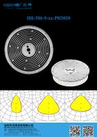 China High Power WaterProof High Bay Light Lens 60°/90°/120° Available 3030LEDs PC Material φ300mm for sale