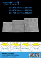 China 2835LEDs PC Material WaterProof LED Lens 209×209×6.5mm T2M/T3M/T4M/T5S Available For Parking Lot Lighting for sale