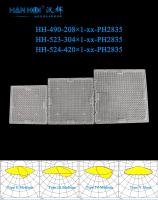 China T5S/T2M/T3M/T4M Available 420pcs 291×291×6.5MM Size 2835 LEDs WaterProof Optical Grade Optimal Clarity Parking Lot Lighting Lens for sale