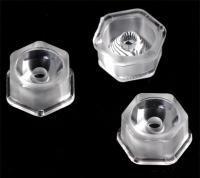 China 93% Transmittance 3535/3030/2835LEDs 14.55*15.93mm Size High Transmittance Precision Dimensions Easy Install LED Single Lens for sale