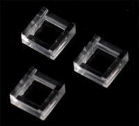 China PC/PMMA 7.5×7.5mm Size 120° Available 5050LEDs High Transmittance Percision Optics Eco-Environment Single Lens For Brighten for sale